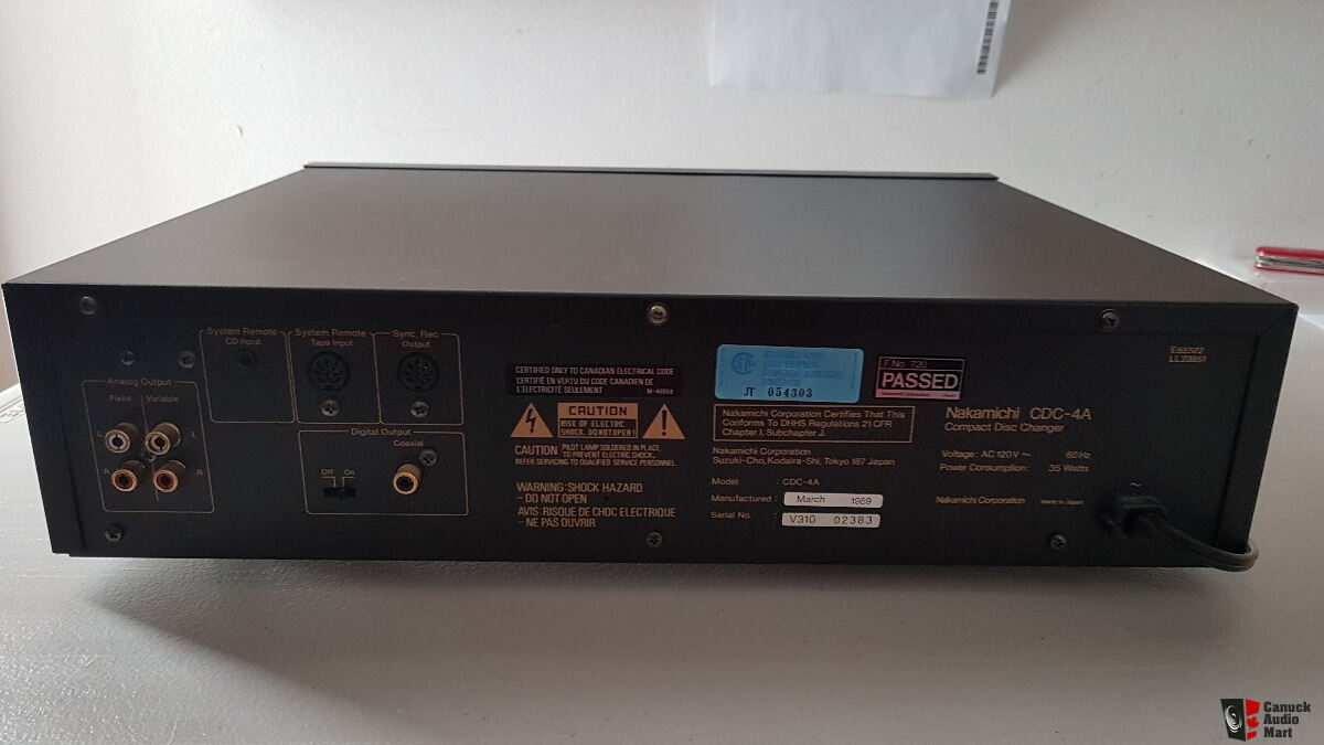 Nakamichi CDC-4a CD Player Photo #2249393 - UK Audio Mart
