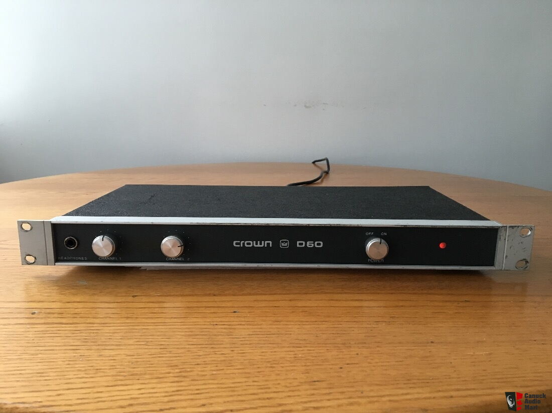 Vintage CROWN D60 STEREO Amp Photo #2254840 - Canuck Audio Mart