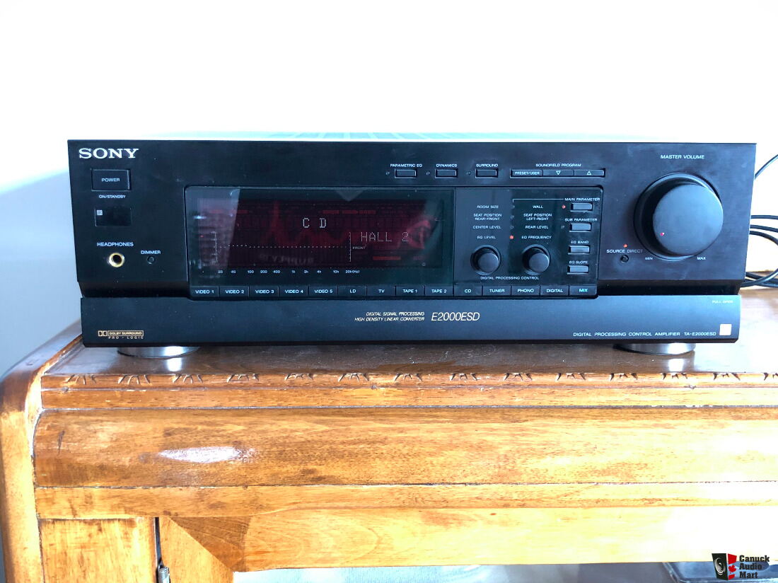 Sony TA-E2000ESD Preamplifier Audio Video control with DAC For Sale ...