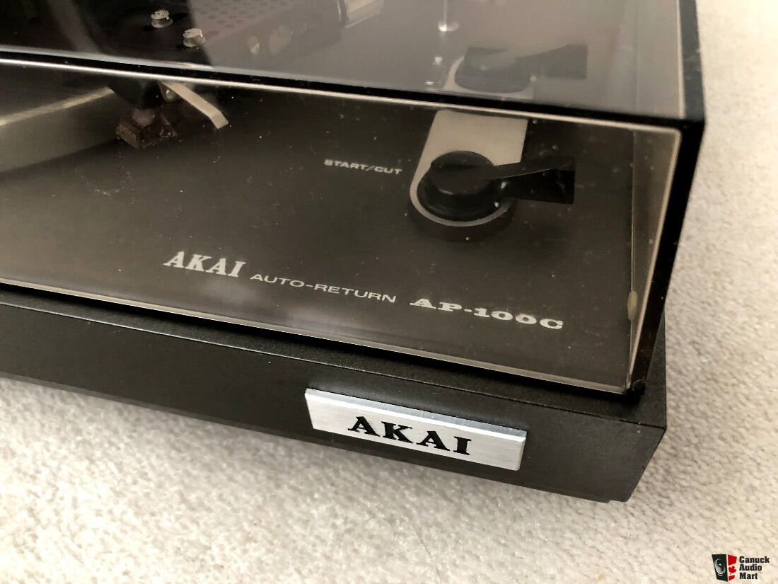 Akai AP-100C Belt Drive Turntable in Black - Excellent Condition Photo ...