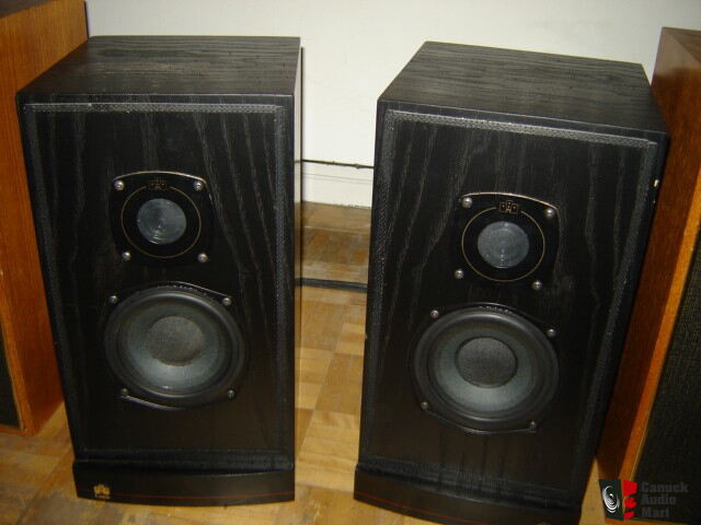 Castle Durham 2 way UK bookshelf speakers (black ash veneer) For Sale ...