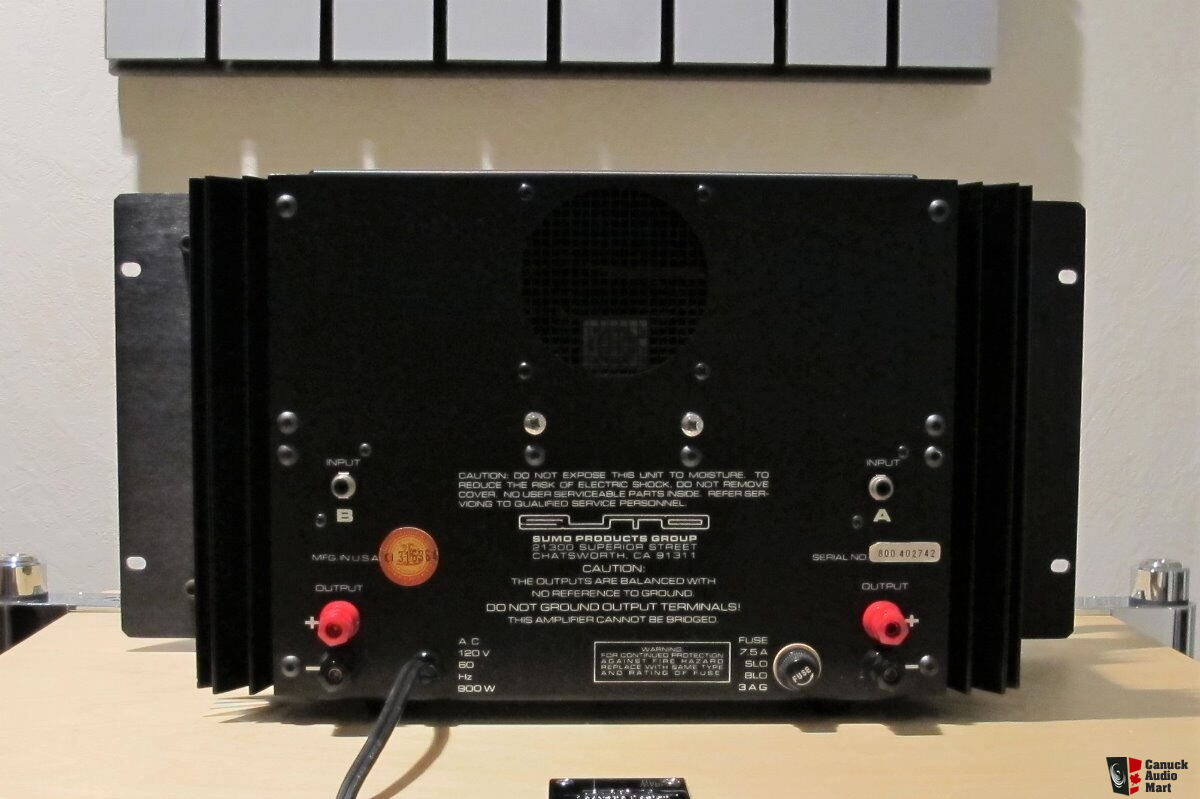 SUMO Andromeda power amplifier - NEAR MINT (SOLD TO DAVE) !!! Photo ...