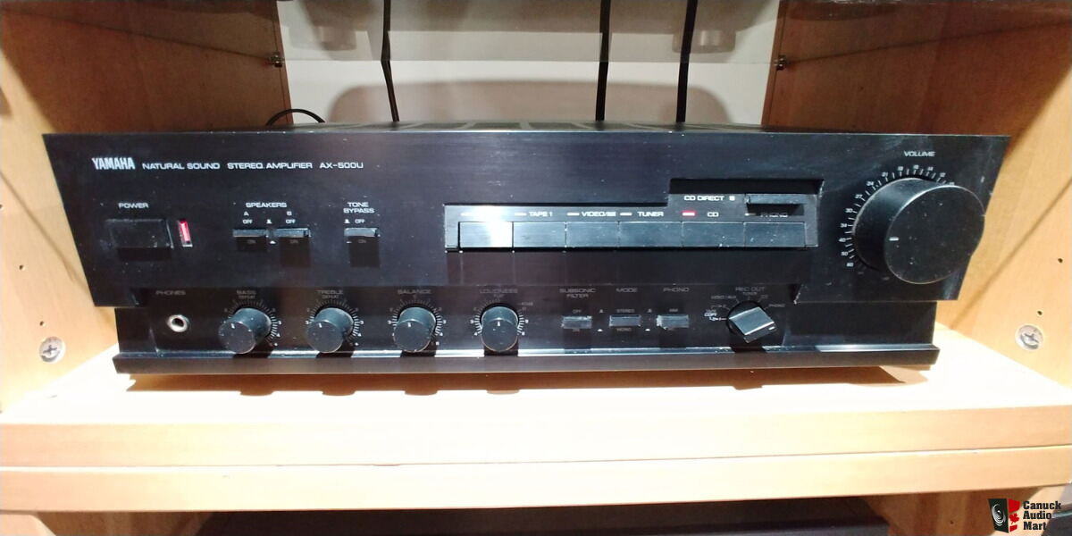 Yamaha AX-500U Integrated Stereo Amplifier, 85W per channel For Sale ...