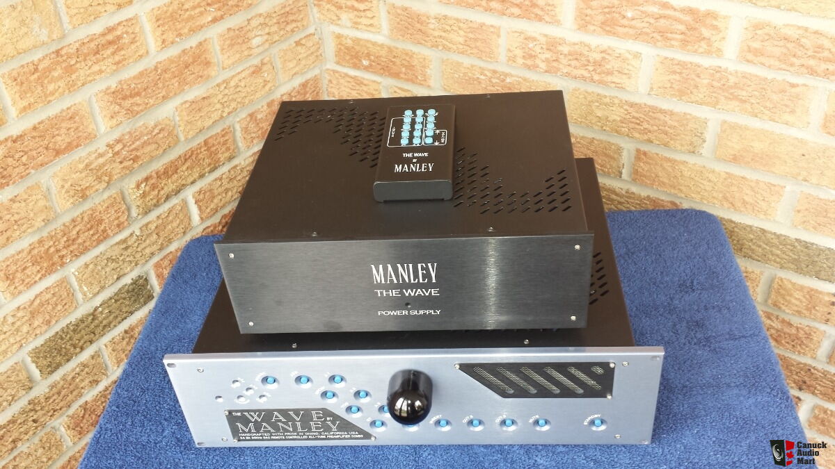Manley The Wave 4 Tube Preamp 24 Bit Dac Latest Version Separate Power ...