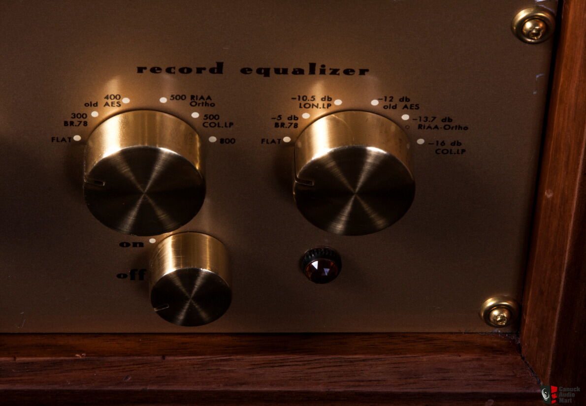 Pair of Marantz Model 1 Audio Consolette tube preamplifiers with hybrid ...