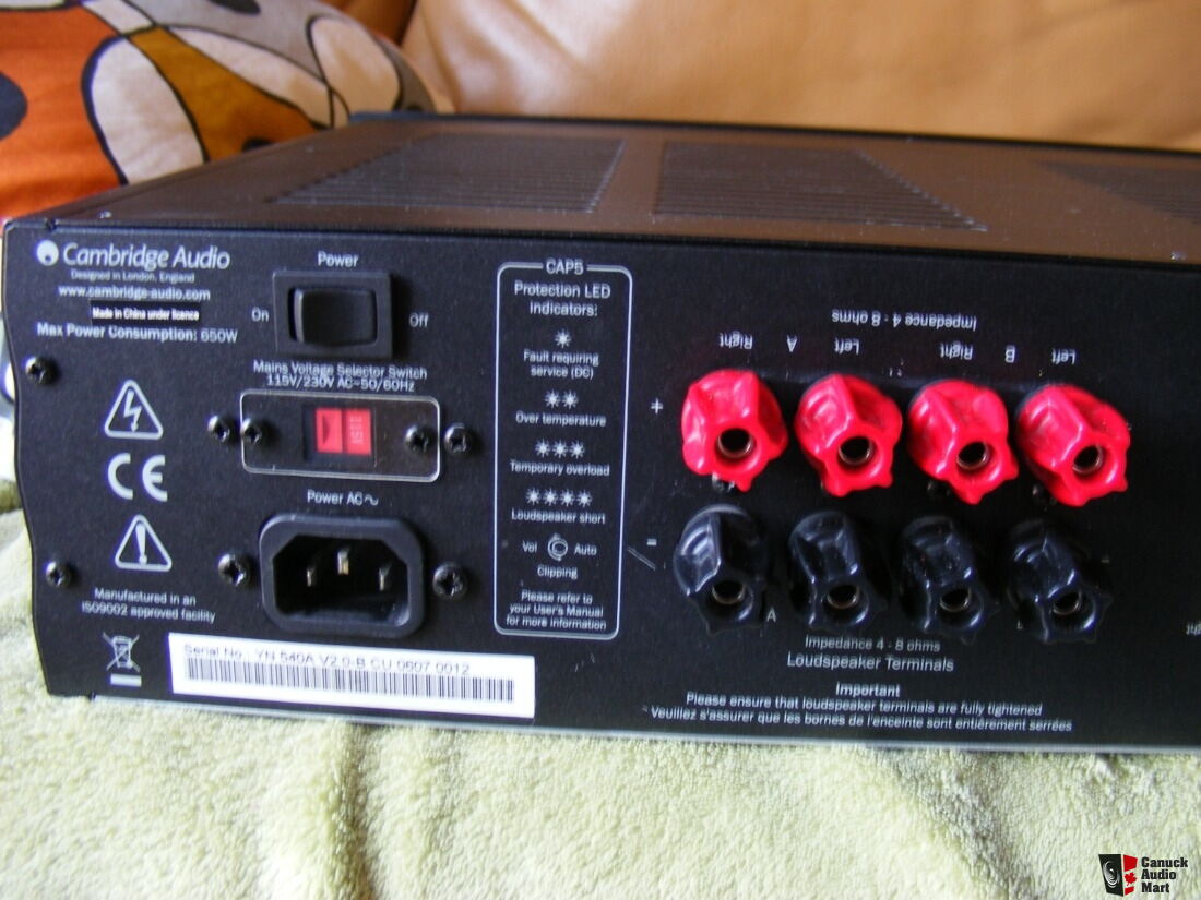 Cambridge Audio Azur 540A V2 in Black Photo #2276142 - US Audio Mart
