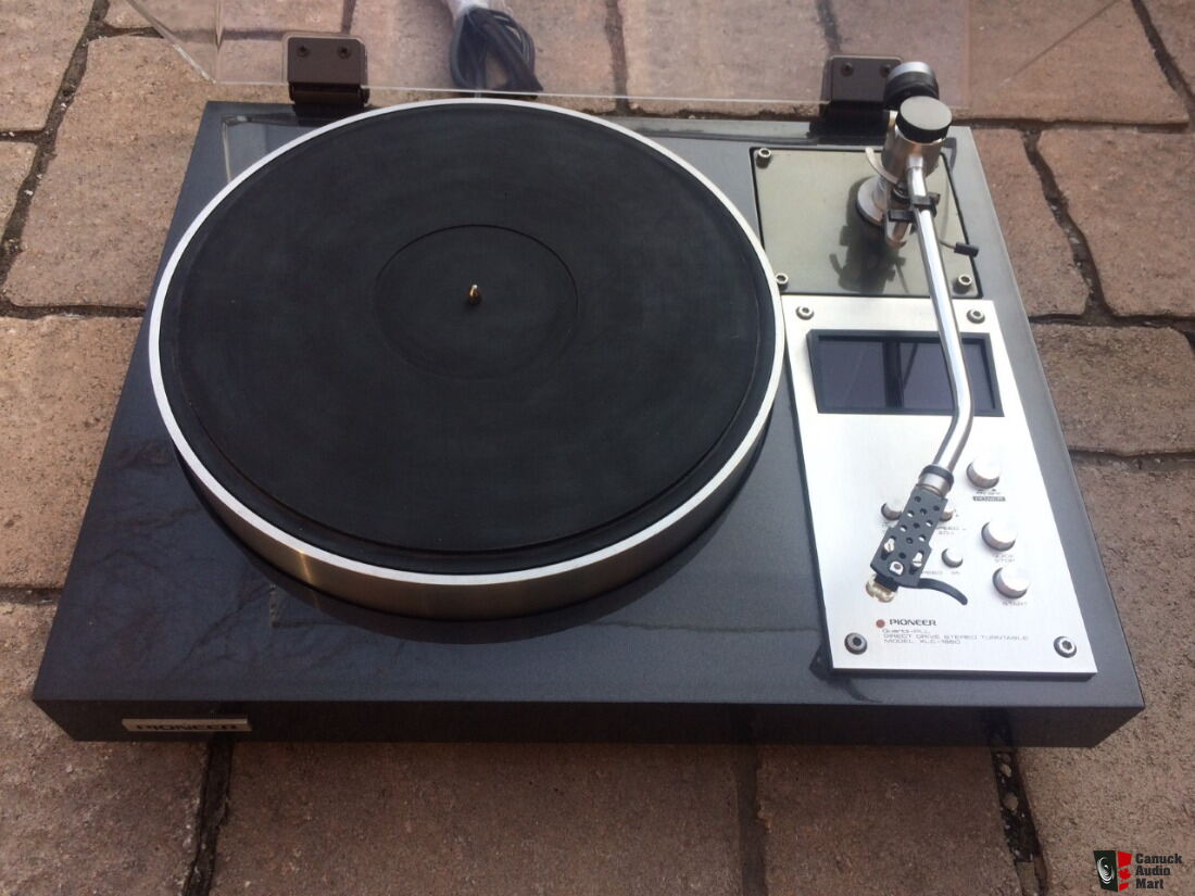 High End Pioneer XLC-1850 turntable with long Audiocraft tonearm Photo ...
