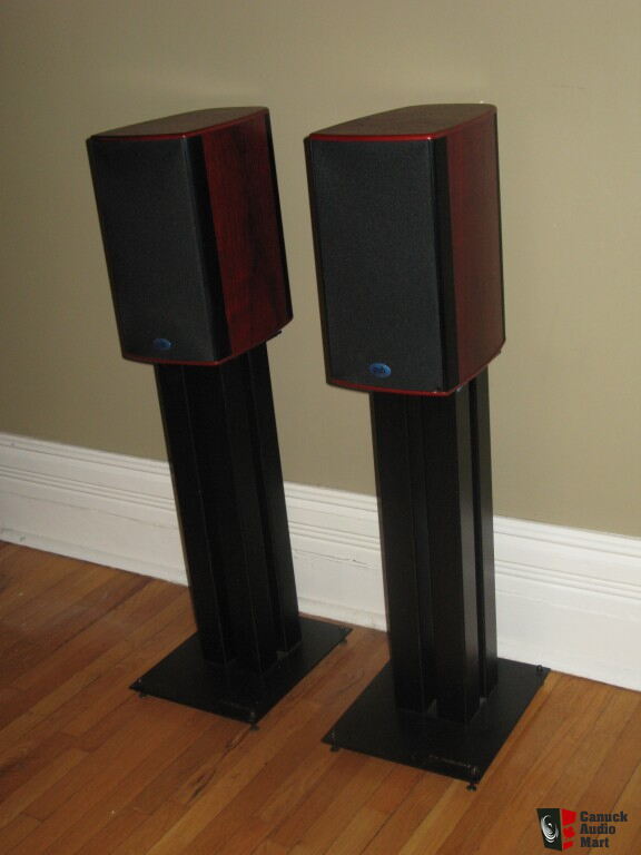 PSB Synchrony 2B Speakers plus 23" V-Series Plateau Stands (Metal) For ...