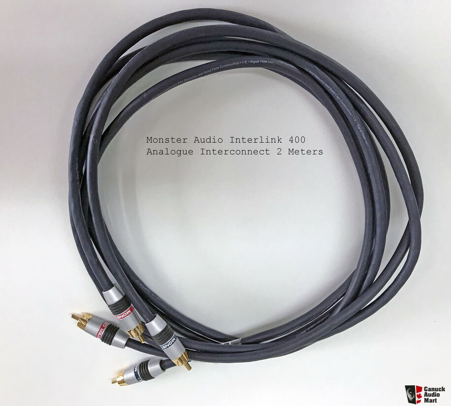 Monster Interlink 400 MK II Analogue Interconnect 2 meters Photo ...