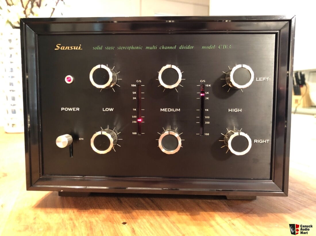 Sansui CD-5 Electronic 3-way Crossover Network,,, FIT BA-202 BA-3000 BA ...