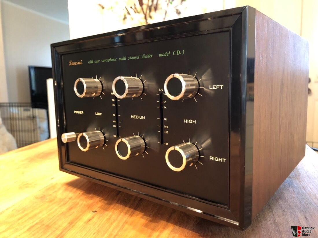 Sansui CD-5 Electronic 3-way Crossover Network,,, FIT BA-202 BA-3000 BA ...