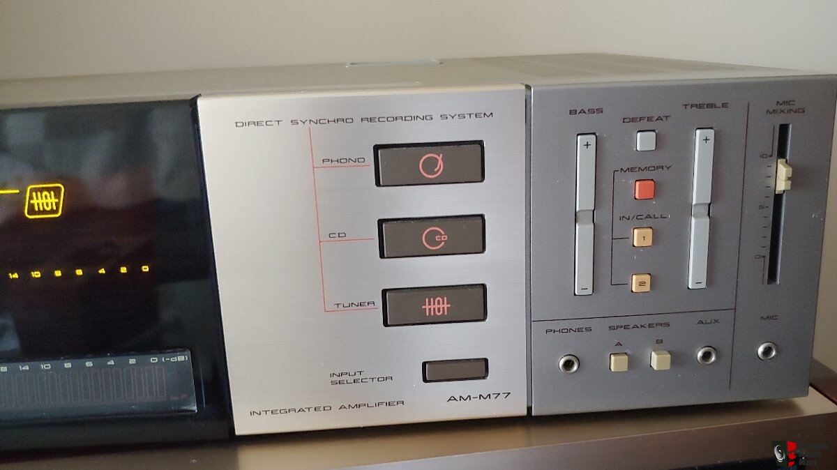 Akai AM-M77 stereo amplifier from Akai clarity series Photo #2282871 ...