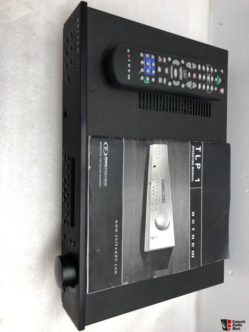 Anthem TLP1 TLP-1 preamplifier tuner with remote and oem manuals very ...