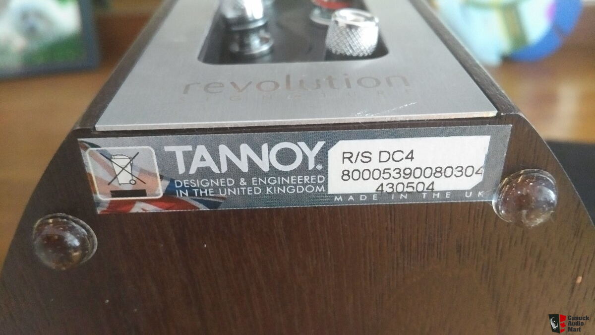 Tannoy REVOLUTION SIGNATURE DC4 (espresso) Photo #2286546 - US Audio Mart