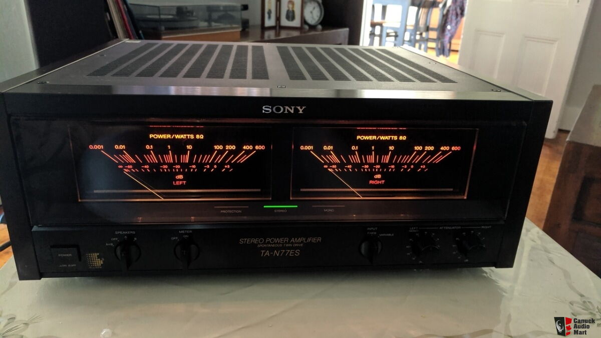 HOLD Sony TA-N77ES Power Amp and Sony 1000ESD Digital Preamp Photo ...