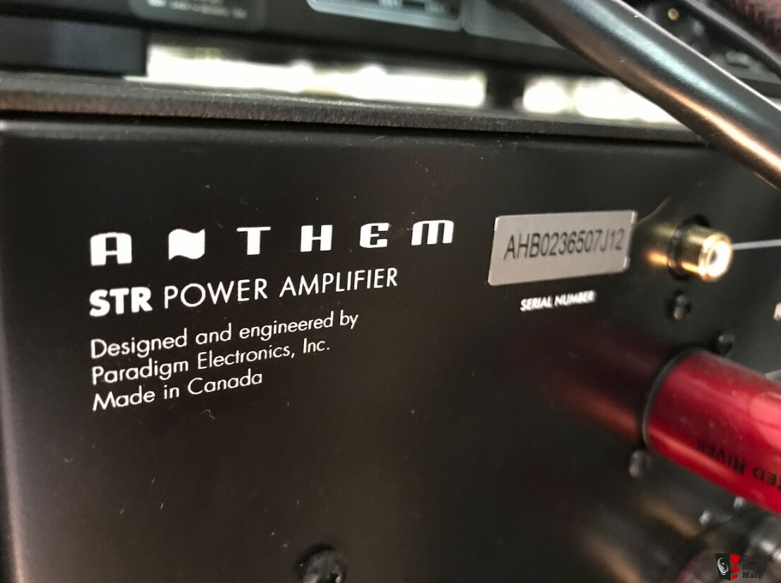 Anthem STR Power Amplifier Photo #2289894 - US Audio Mart