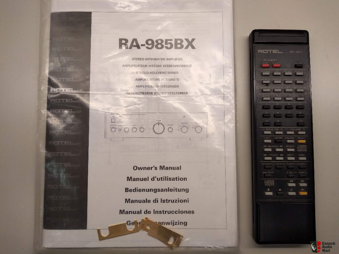 Rotel RA-985BX Stereo Integrated Amplifier Photo #2299338 - UK Audio Mart