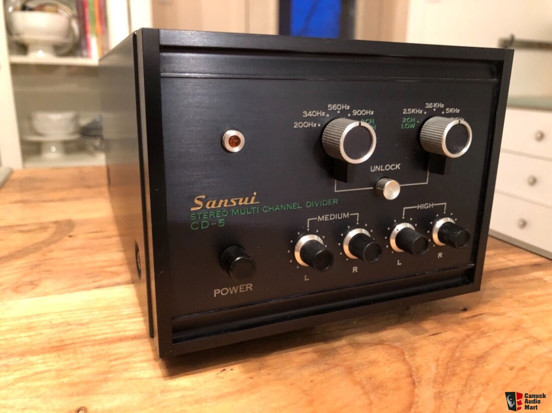 Sansui CD-5 Electronic 3-way Crossover Network,,, FIT BA-202 BA-3000 BA ...
