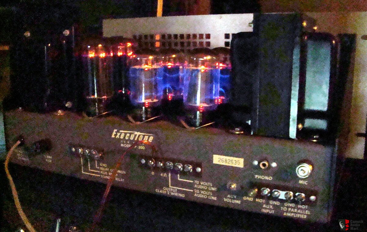 Vintage Executone P 300 Western Electric Rack mount mic mixer Amplifier ...