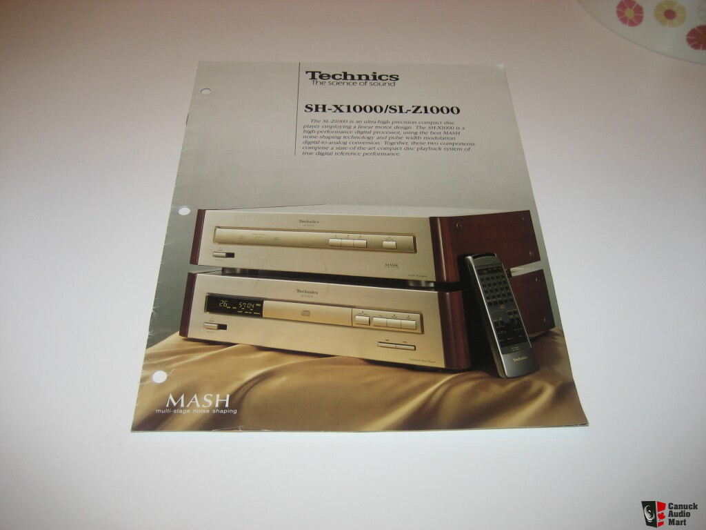 TECHNICS SL-Z1000 WITH SH-X1000 Photo #230337 - Canuck Audio Mart