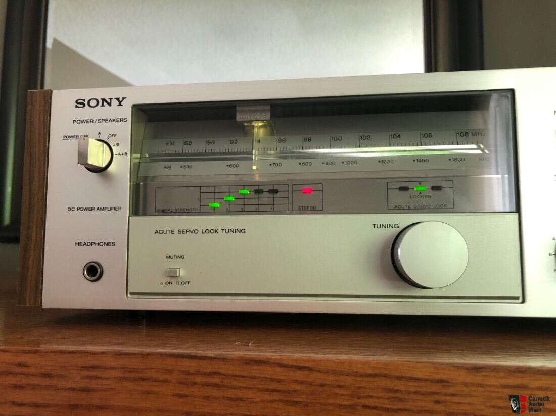 Serviced 1980 SONY STR-V25 featuring DC power amplifier and acute servo ...