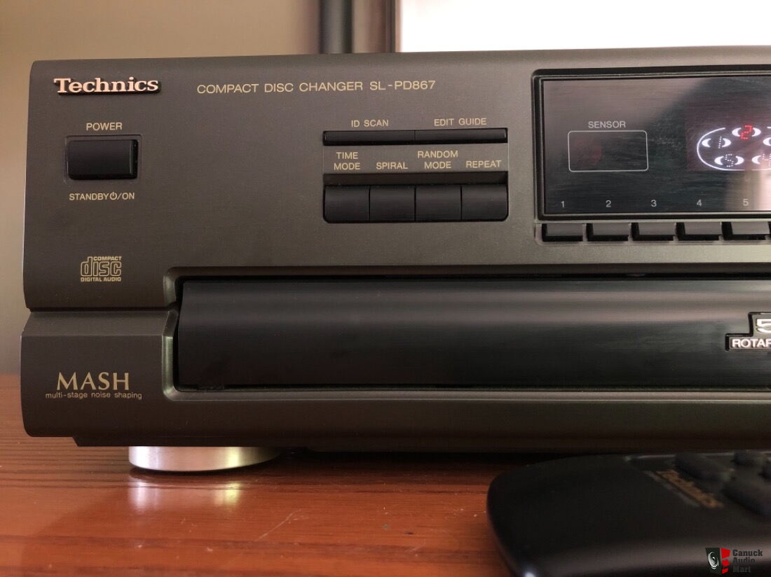 1994 Technics SL-PD827 5 CD player changer MASH performance w/ original ...