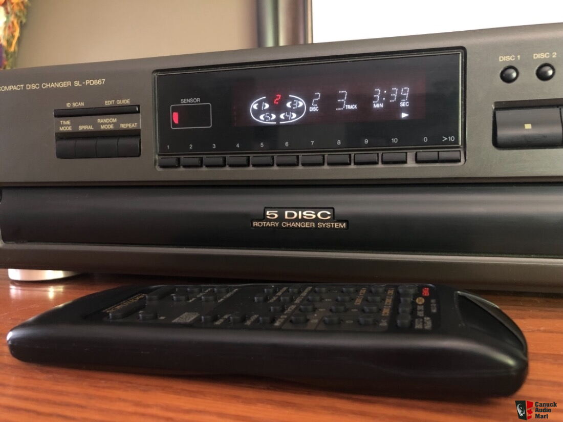 1994 Technics SL-PD827 5 CD player changer MASH performance w/ original ...