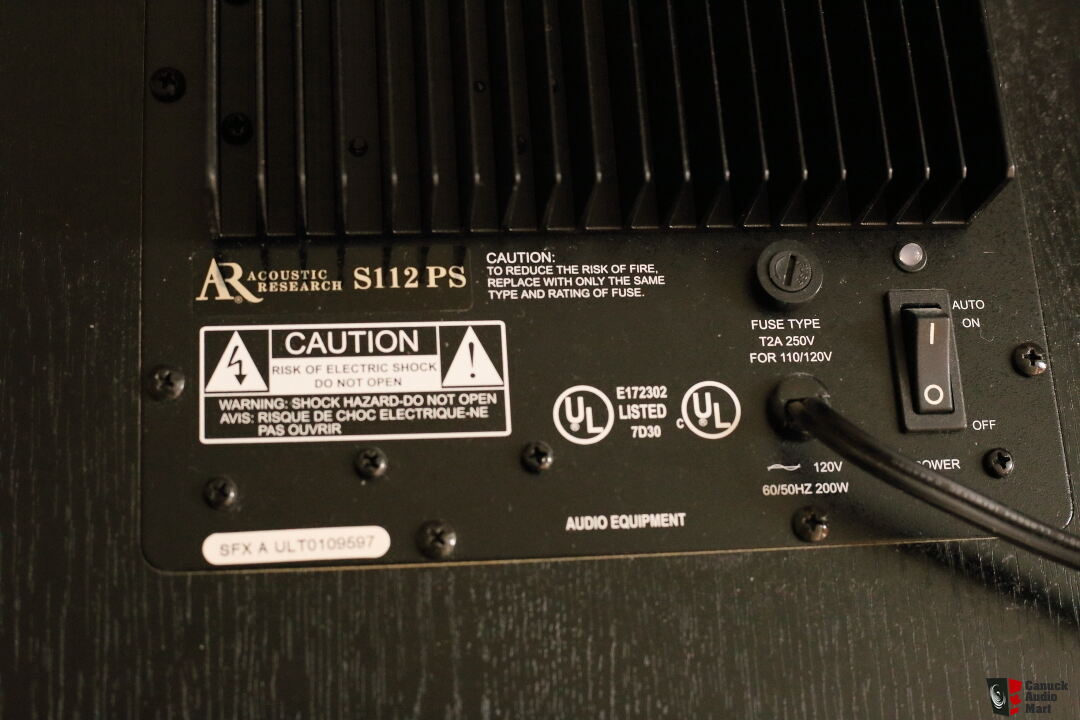 Acoustic Research Subwoofer AR-S112PS - Superb condition Photo #2304633 ...