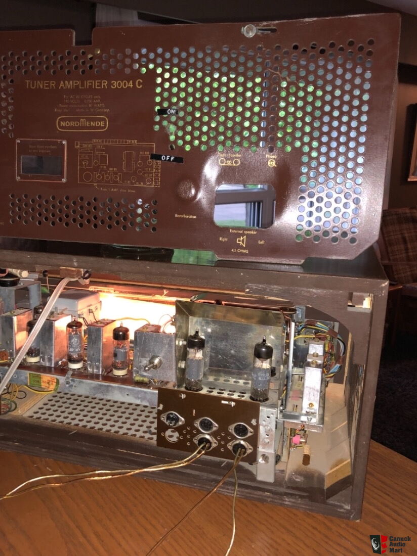 Serviced Rare 1967 NORDMENDE Tuner Amplifier Tube Receiver 3004C TEAK ...