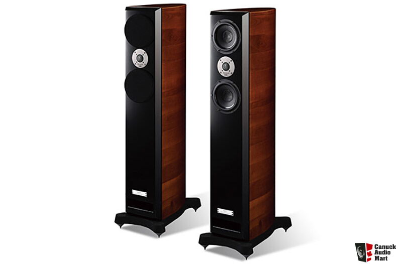 Usher Audio Mini-Two Diamond (DMD) Tower Speakers (Walnut): MINT Trade ...