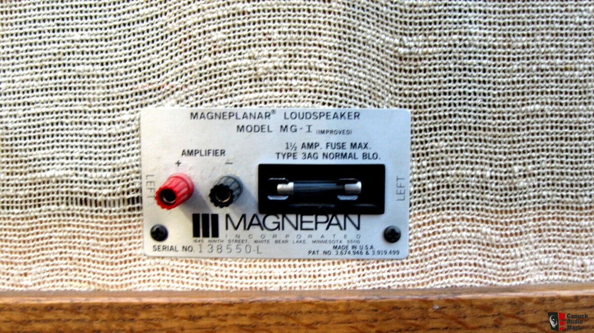Magnepan MG-1 improved Photo #2311232 - UK Audio Mart
