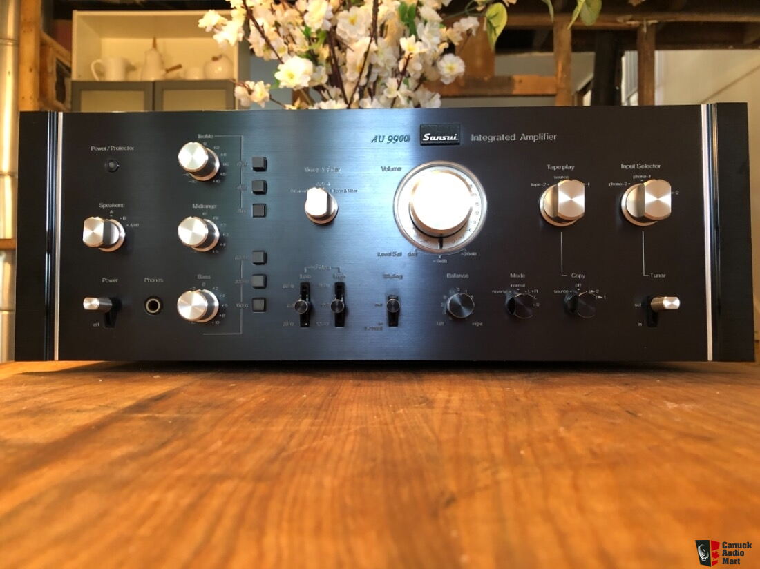 Sansui AU-9900 integrated amplifier very nice,,free shipping canada ...