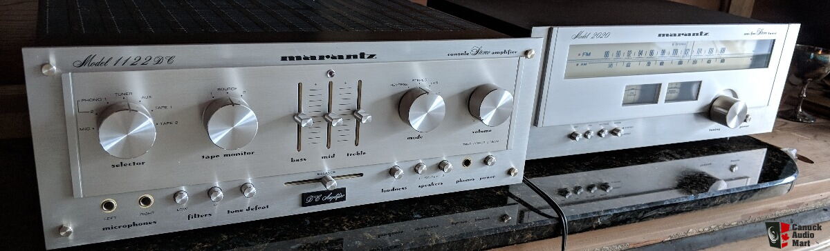 Marantz 1122DC Integrated Amp & Marantz 2020 AM FM Tuner For Sale ...