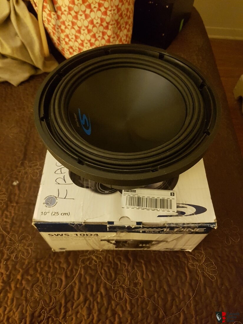 Alpine SWS-10D4 - 10" Subwoofer Photo #2318522 - UK Audio Mart