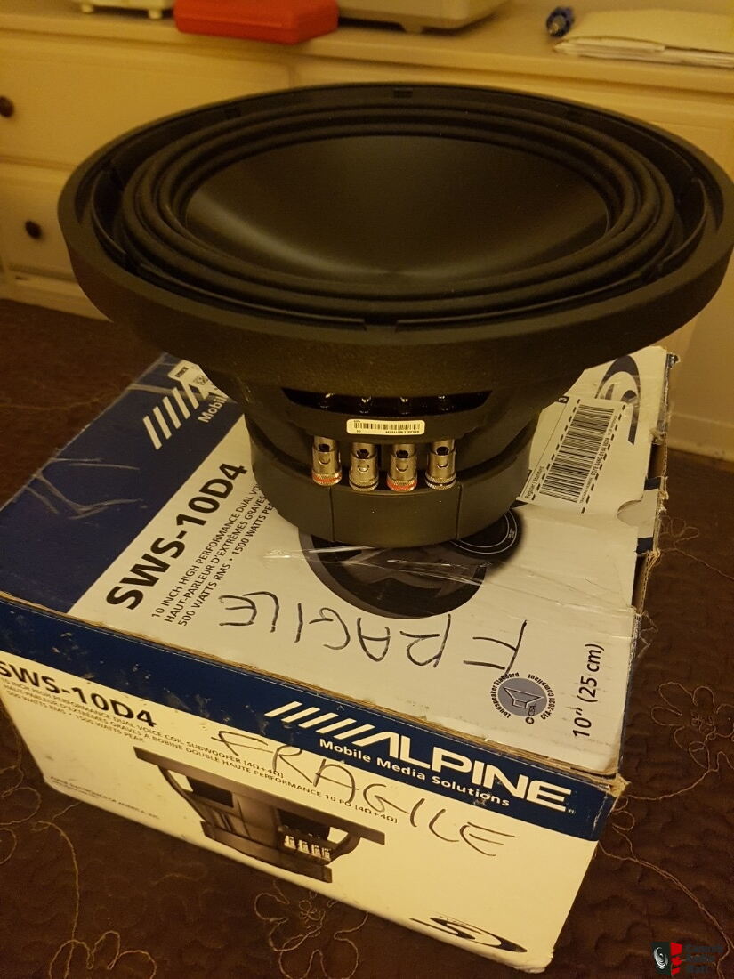 Alpine SWS-10D4 - 10" Subwoofer Photo #2318522 - UK Audio Mart
