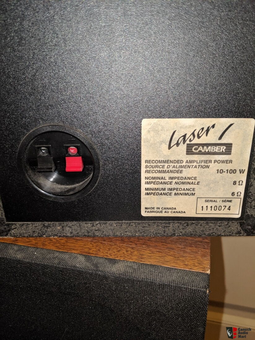 Camber laser 1 For Sale - Canuck Audio Mart