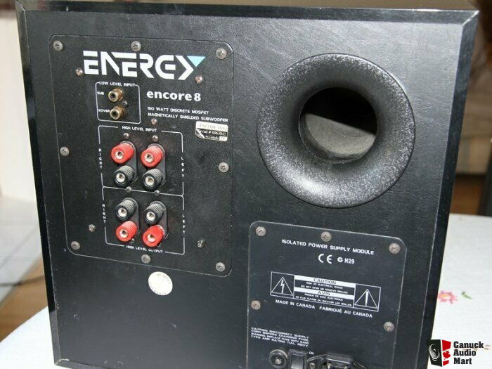 Energy Encore Loudspeakers with matching Subwoofer Photo #2321539 ...