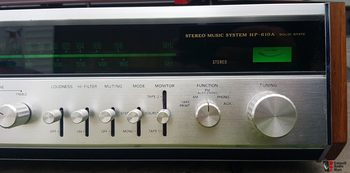 Vintage Sony HP-610A "compact stereo" system -upgraded with Dual 1218 ...
