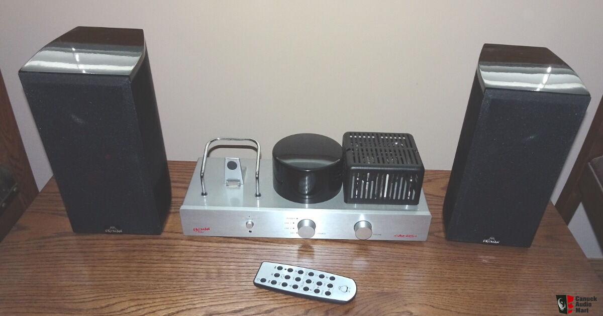 Fatman iTube Red-i Hybrid Vacuum Tube Amplifier With Integrated iPod ...