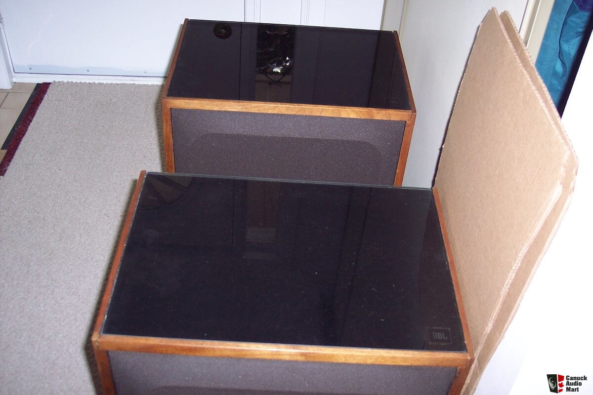 JBL L65 speakers complete with glass top Excellence Condition Photo ...