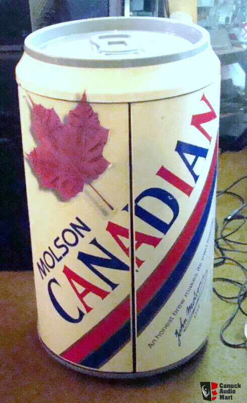 Super rare! Giant Molson Canadian beer can Stereo Photo #2331006 ...