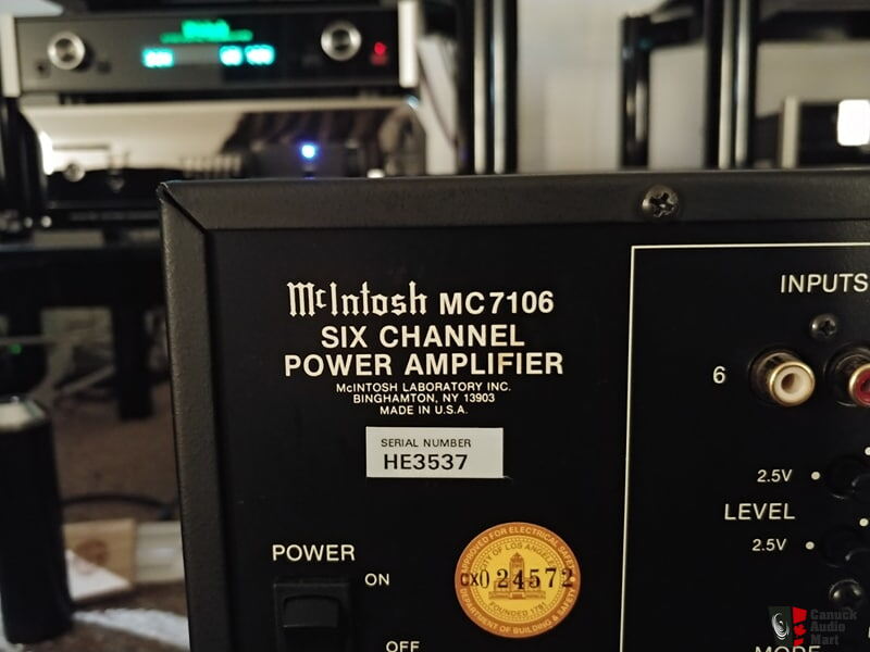 McIntosh Mc7106 6 x 100 watt amplifier Photo #2333268 - Canuck Audio Mart