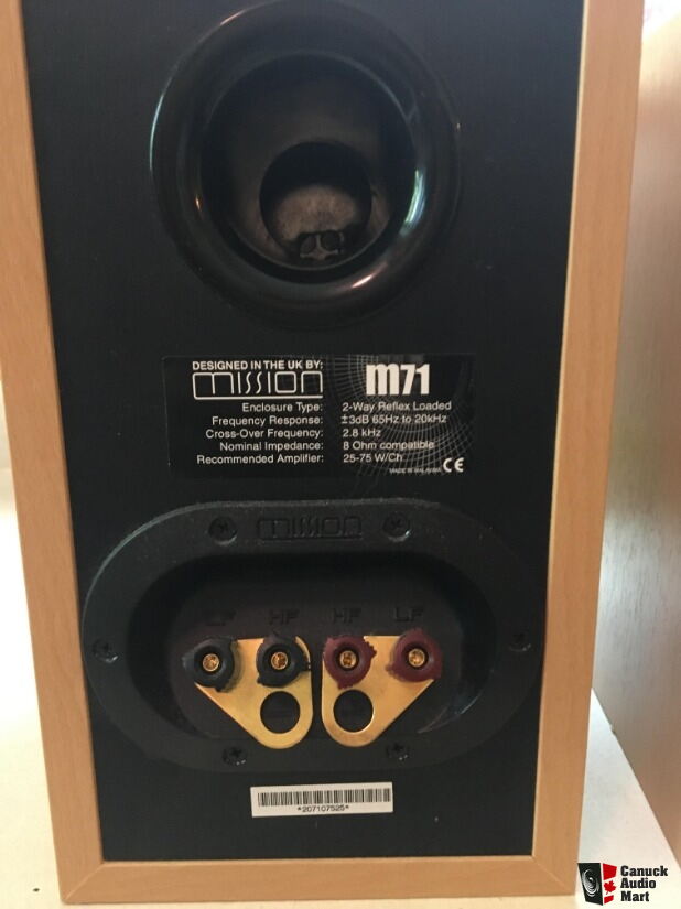 Mission M71 Bookshelf Speakers Photo #2334676 - Canuck Audio Mart