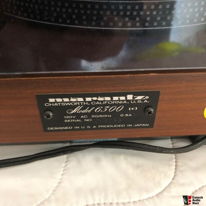 Marantz Model 6300 turntable with ADC XLM MK cartridge Photo #2335706 ...