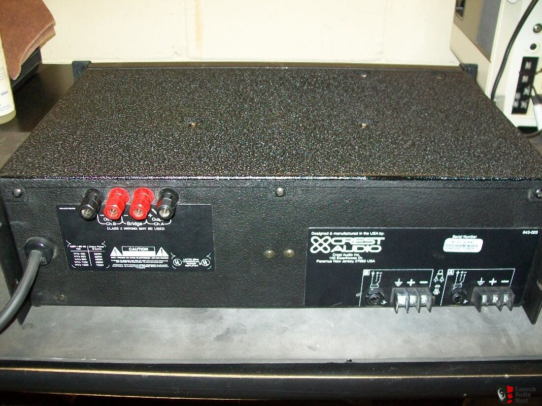 Crest V450 V Series Tour Class Power Amp, Made in USA Photo #2336412 ...