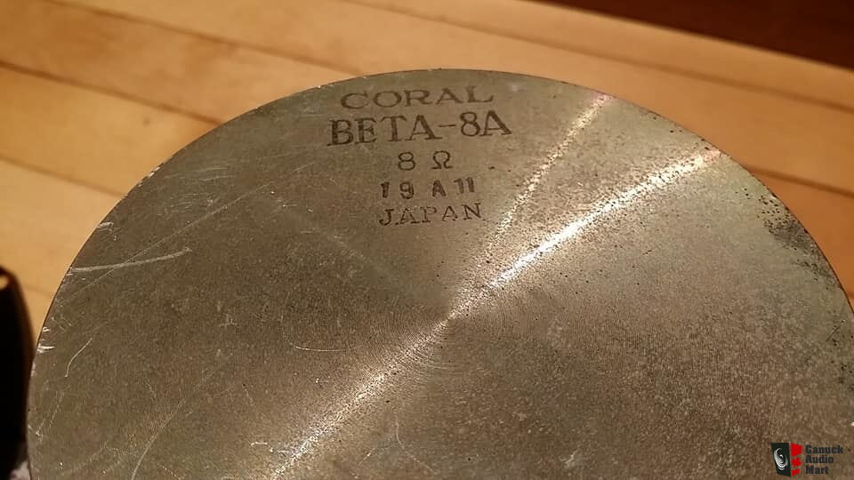 Coral Beta 8A full range speakers Photo #2339613 - Canuck Audio Mart