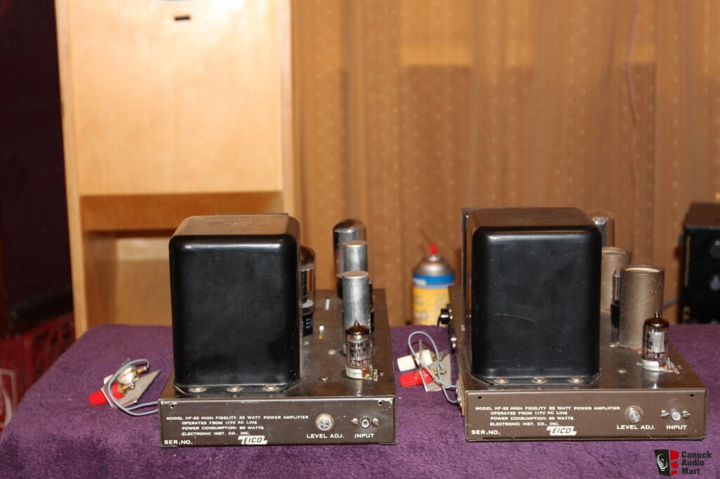 Eico HF-22 Tube Mono Block Amplifiers Photo #234044 - Canuck Audio Mart