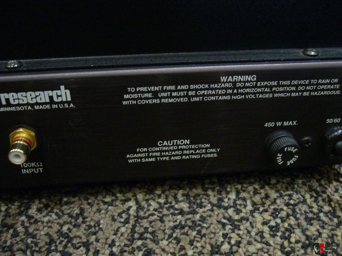 Audio Research VTM120 Mono Block in Black Photo #2343113 - UK Audio Mart