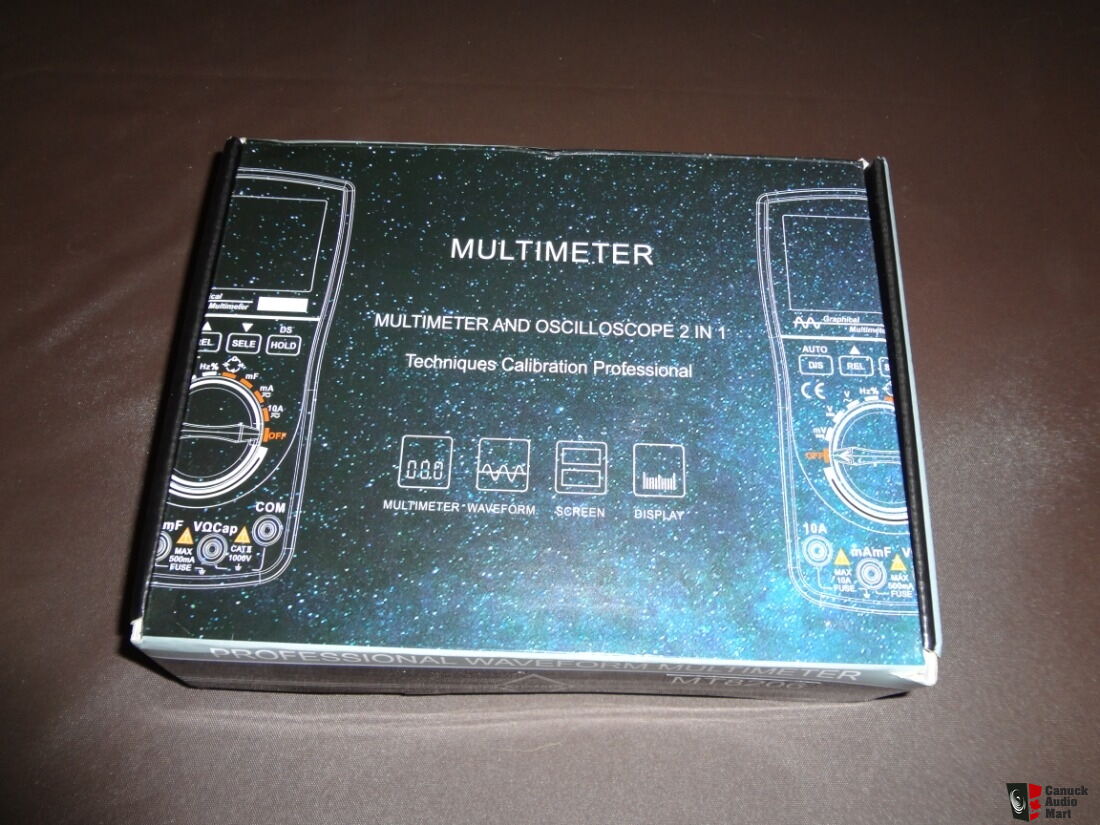 Multimeter AC/DC Current Voltage Resistance Frequency Diode Tester with ...