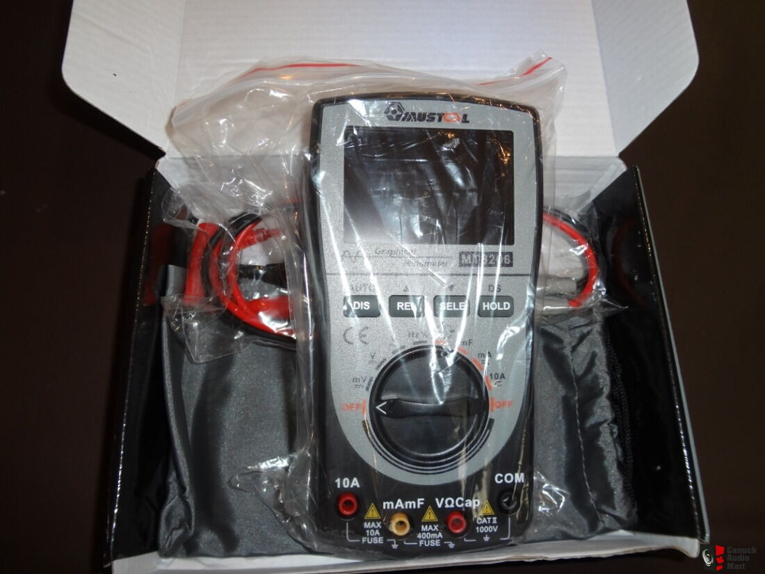 Multimeter AC/DC Current Voltage Resistance Frequency Diode Tester with ...
